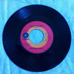Freddie Hart Easy Loving and Brother Bluebird 45 1971 Vintage Vinyl ...