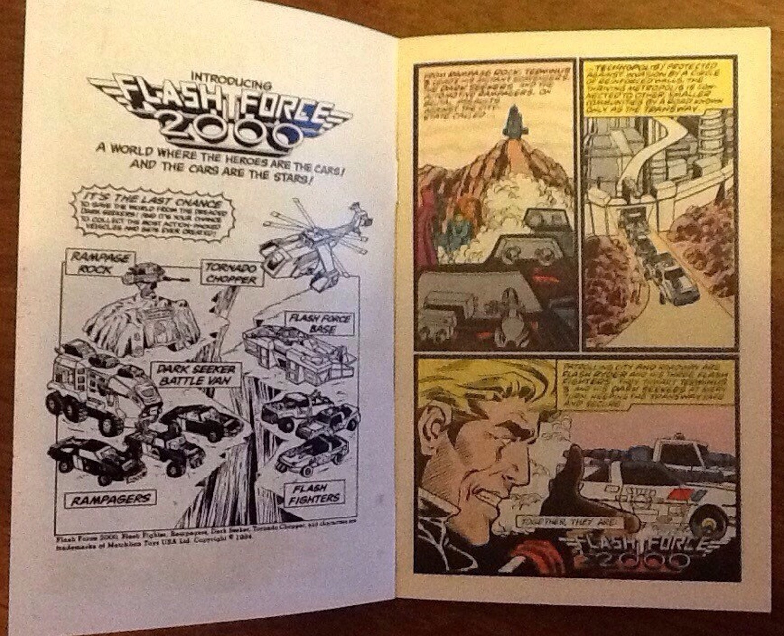 Bushwhacked by the Battle Van Flash Force 2000 DC Comics 1984 - Etsy