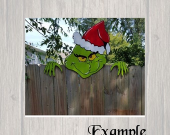 Grinch sign | Etsy