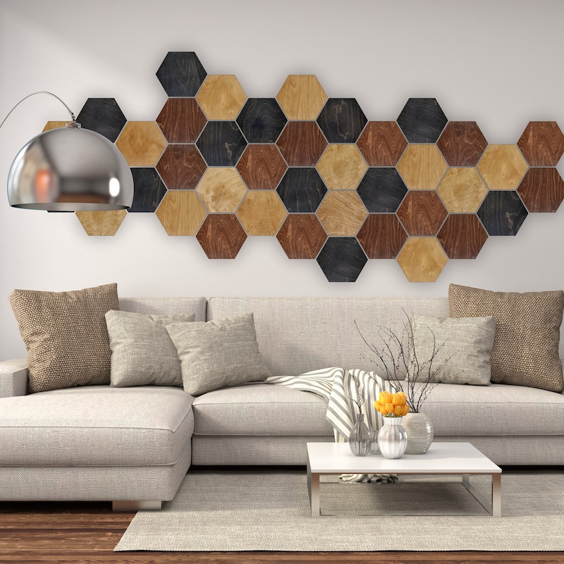 Wood Hexagon - Etsy
