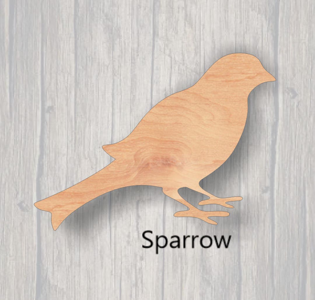 Birds. Wood Cutout. Laser Cutout. Wood Sign. Unfinished Wood Cutout ...