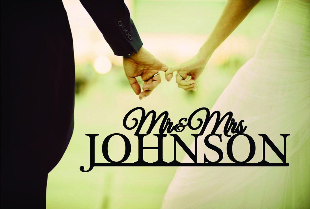 Mr and Mrs Head Table Sign - Etsy