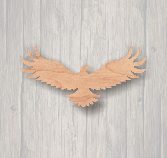 Eagle. Unfinished Wood Cutout. Wood Cutout. Laser Cutout. Wood | Etsy