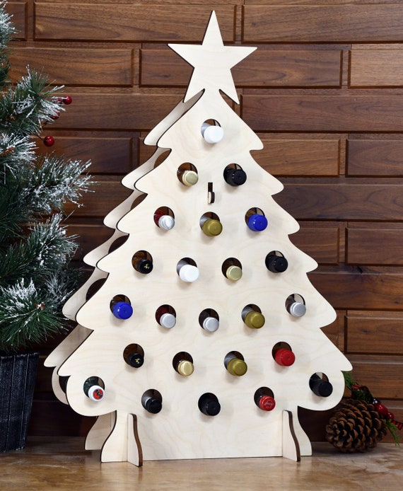 Tipsy Tree Duo Wine & Shooter Advent Calendar Wood Wine Tree - Etsy