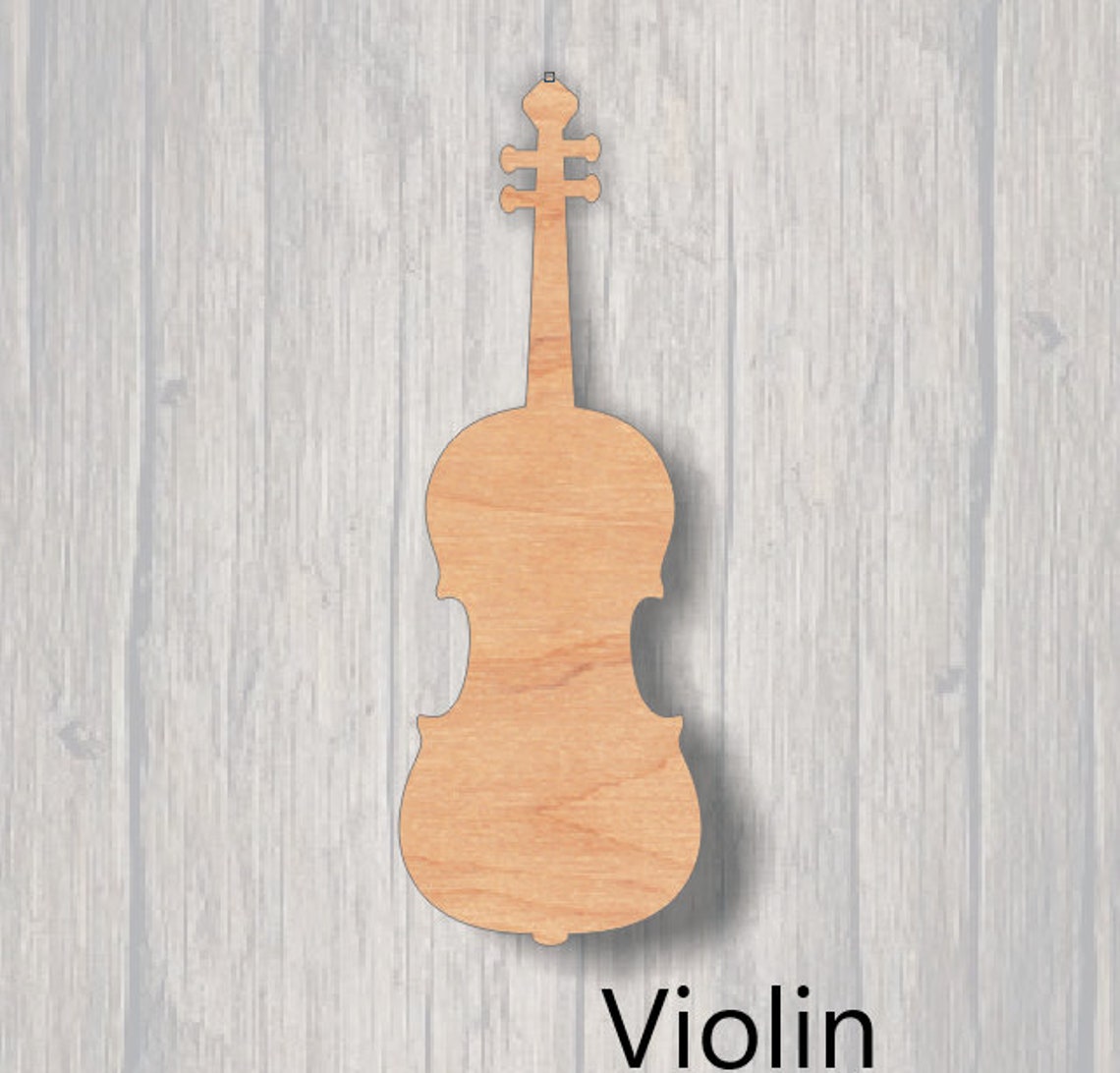 Music Instruments. Unfinished Wood Cutout. Wood Cutout. Wood Sign. Door ...