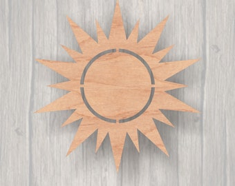 Wood Sun Cutout - Etsy