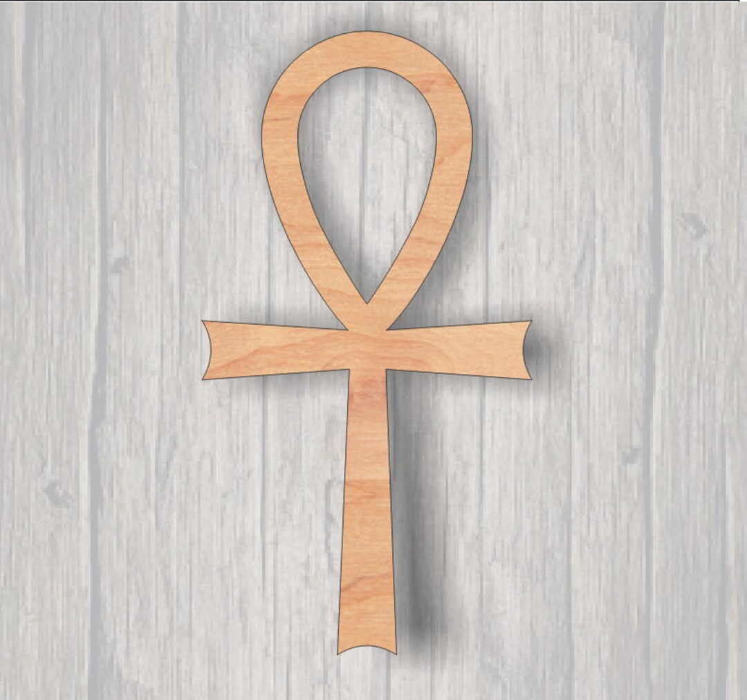 Ankh. Wood Cutout. Laser Cutout. Wood Sign. Unfinished Wood Cutout ...