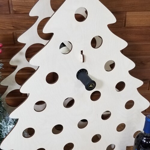 Tipsy Tree Mini Wine Bottle Personalized Advent Calendar - Etsy
