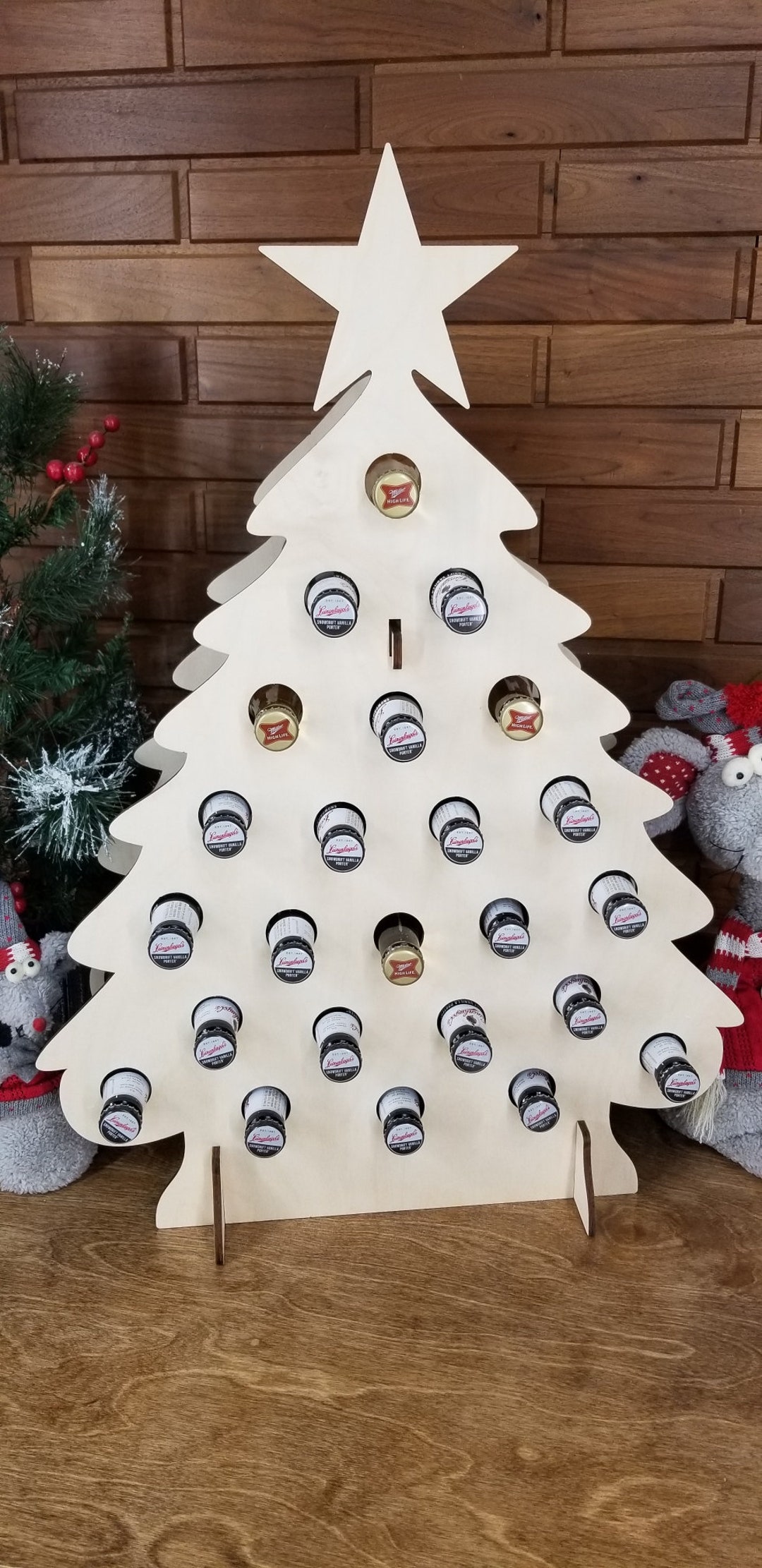 Beer Advent Calendar 24 Pack Tipsy Tree Beer Tree Table Top Display ...