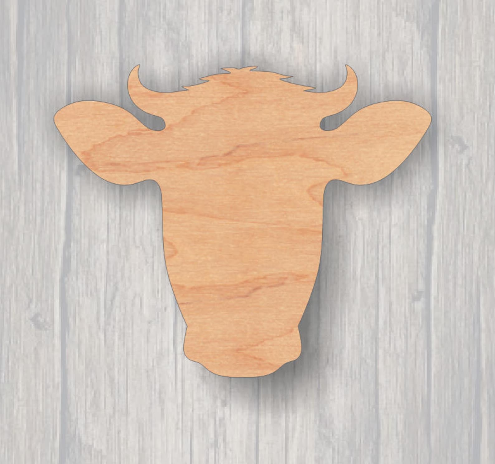 Farm Animal Faces. Unfinished wood cutout. Wood cutout. | Etsy