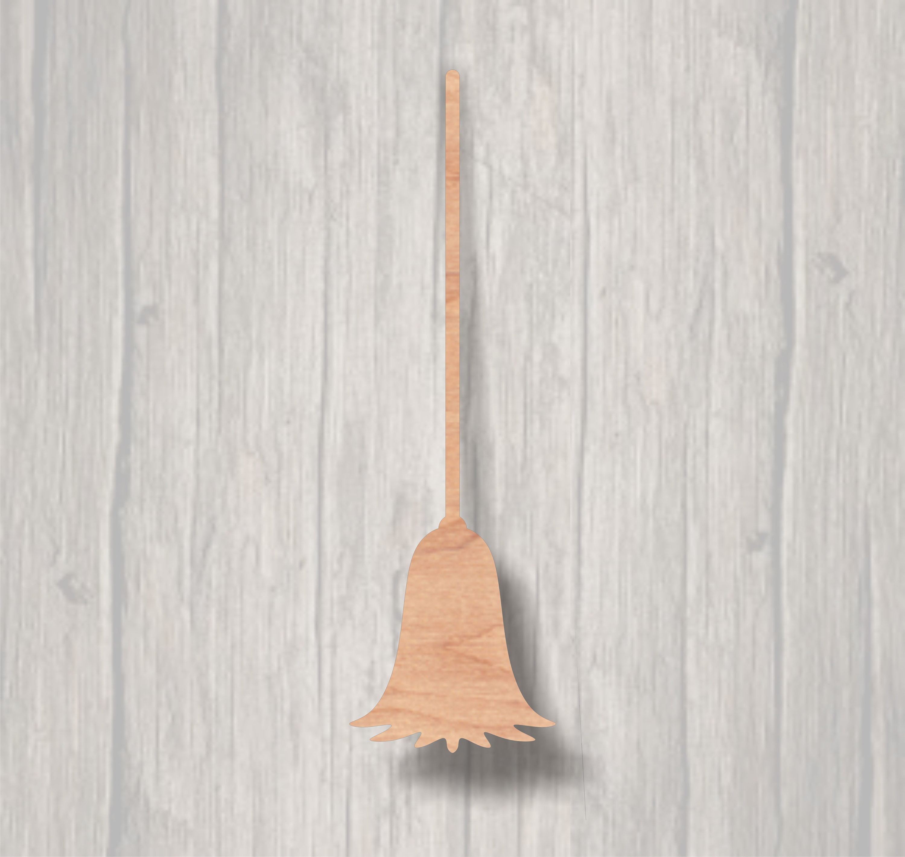 Broom. Unfinished Wood Cutout. Wood Cutout. Laser Cutout. Wood | Etsy