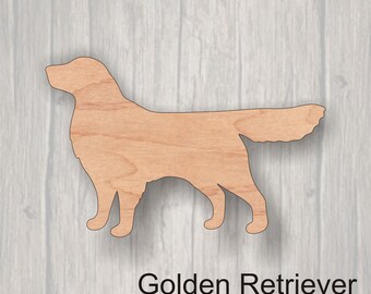 Golden Retriever Cutout - Etsy