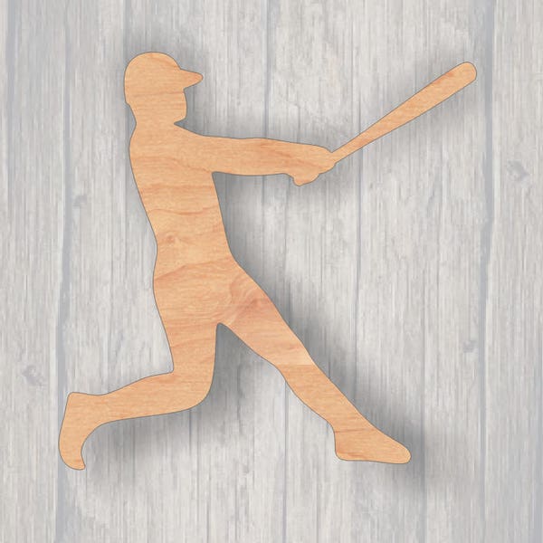 Baseball Player Cutout - Etsy