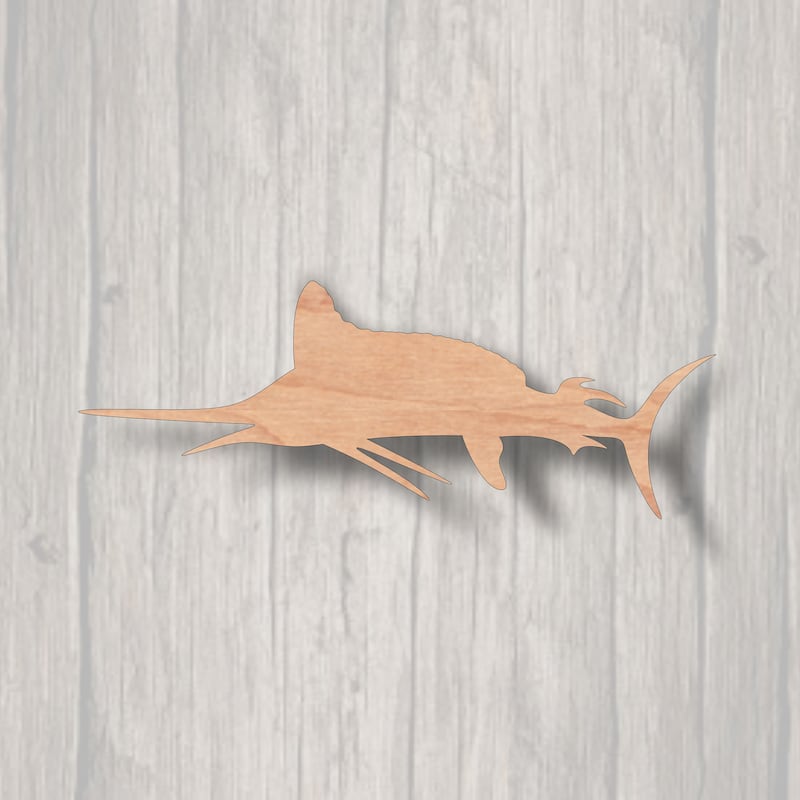 Wooden Marlin - Etsy
