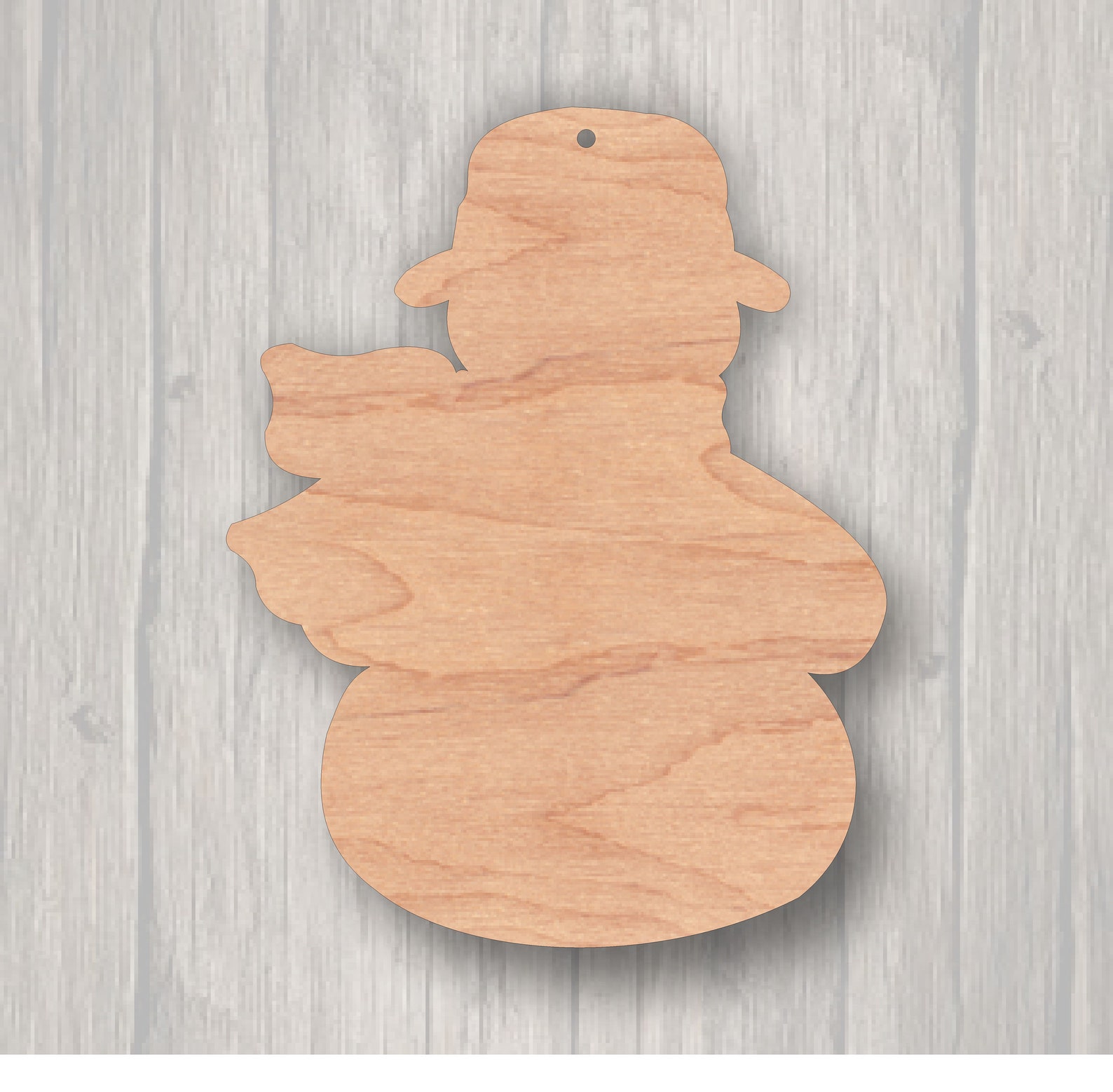 Snowman Ornament. Unfinished Wood Cutout. Wood Cutout. Laser Cutout ...