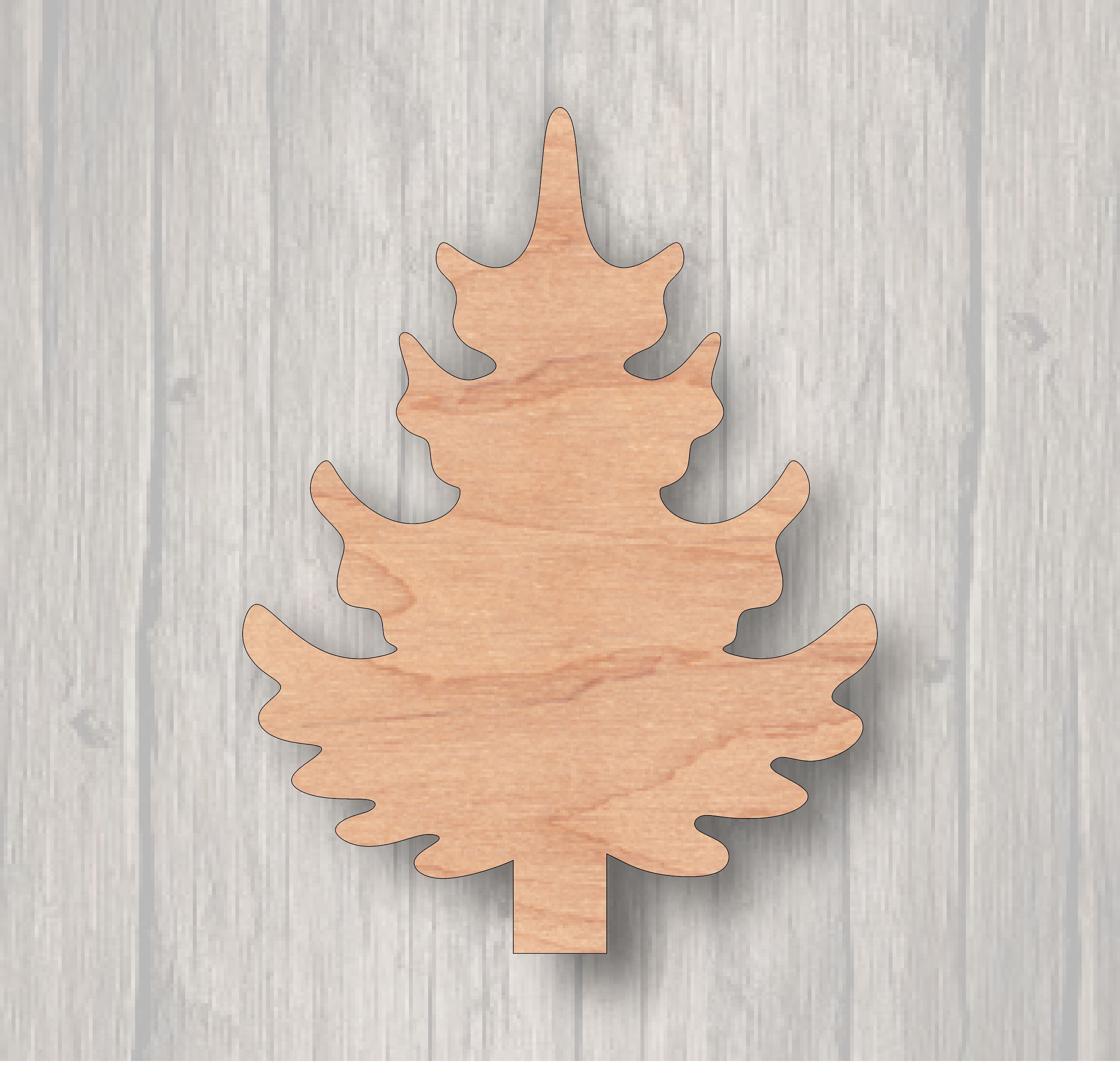 Pine Tree. Unfinished Wood Cutout. Wood Cutout. Laser Cutout. - Etsy