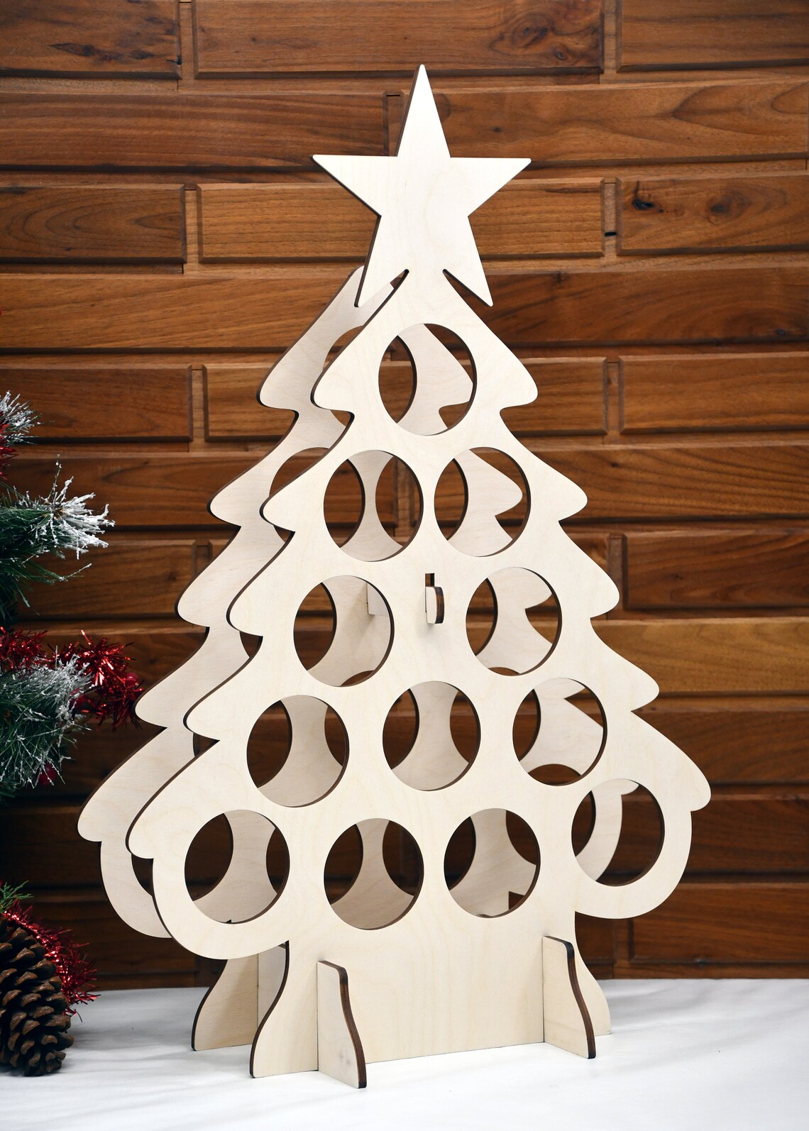 Beer Can Advent Calendar Tipsy Tree Wood Beer Can Tree Canned - Etsy