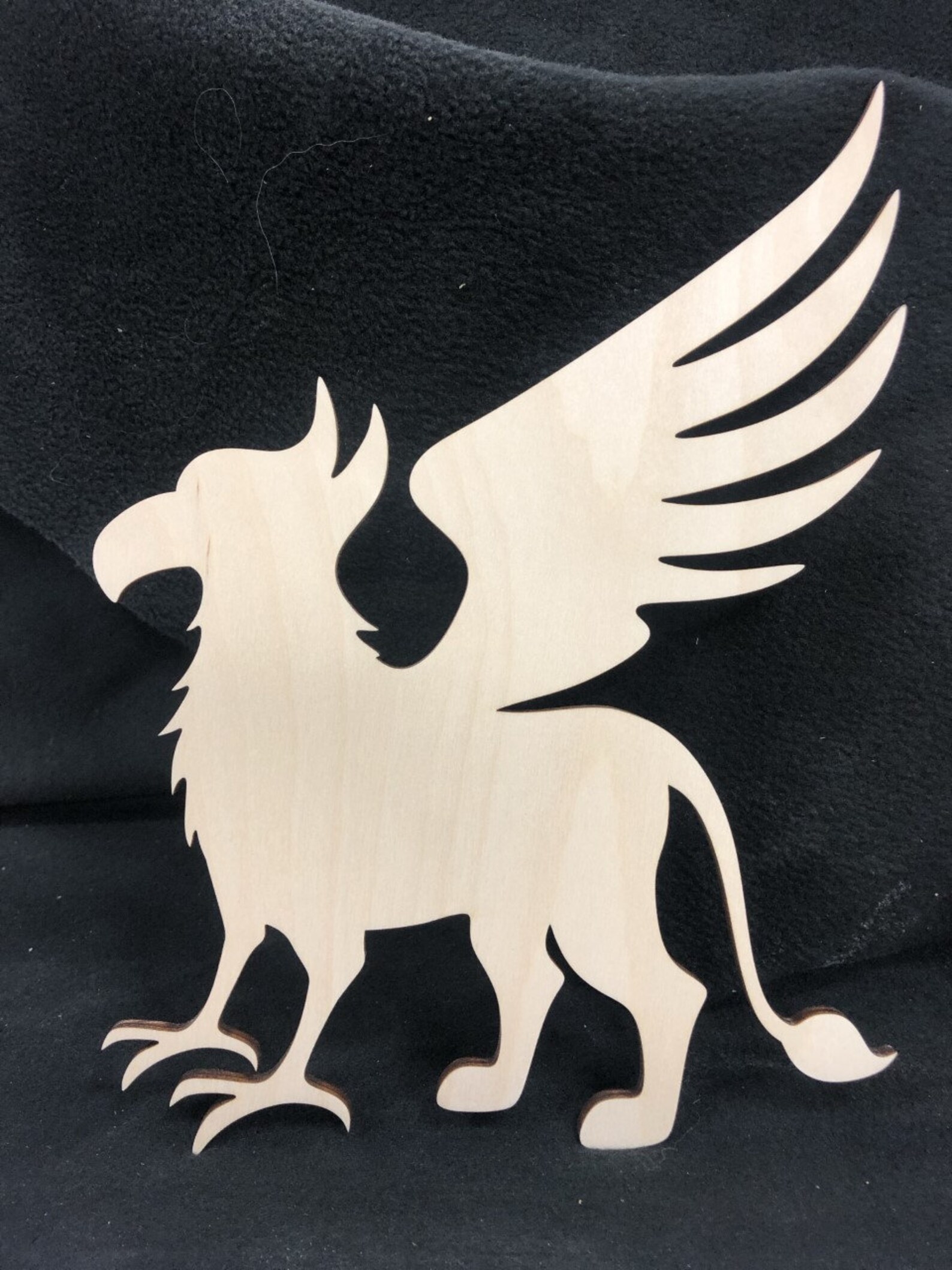 Griffin. Unfinished Wood Cutout. Wood Cutout. Laser Cutout. - Etsy