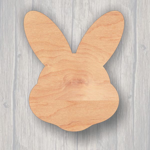 Bunny Face Cutout - Etsy
