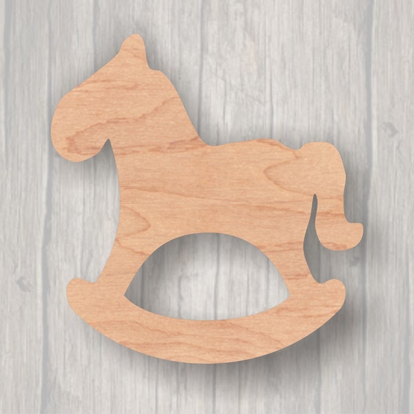 Unfinished Wood Rocking Horse - Etsy