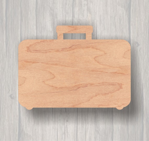 Suitcase. Unfinished Wood Cutout. Wood Cutout. Laser Cutout. - Etsy