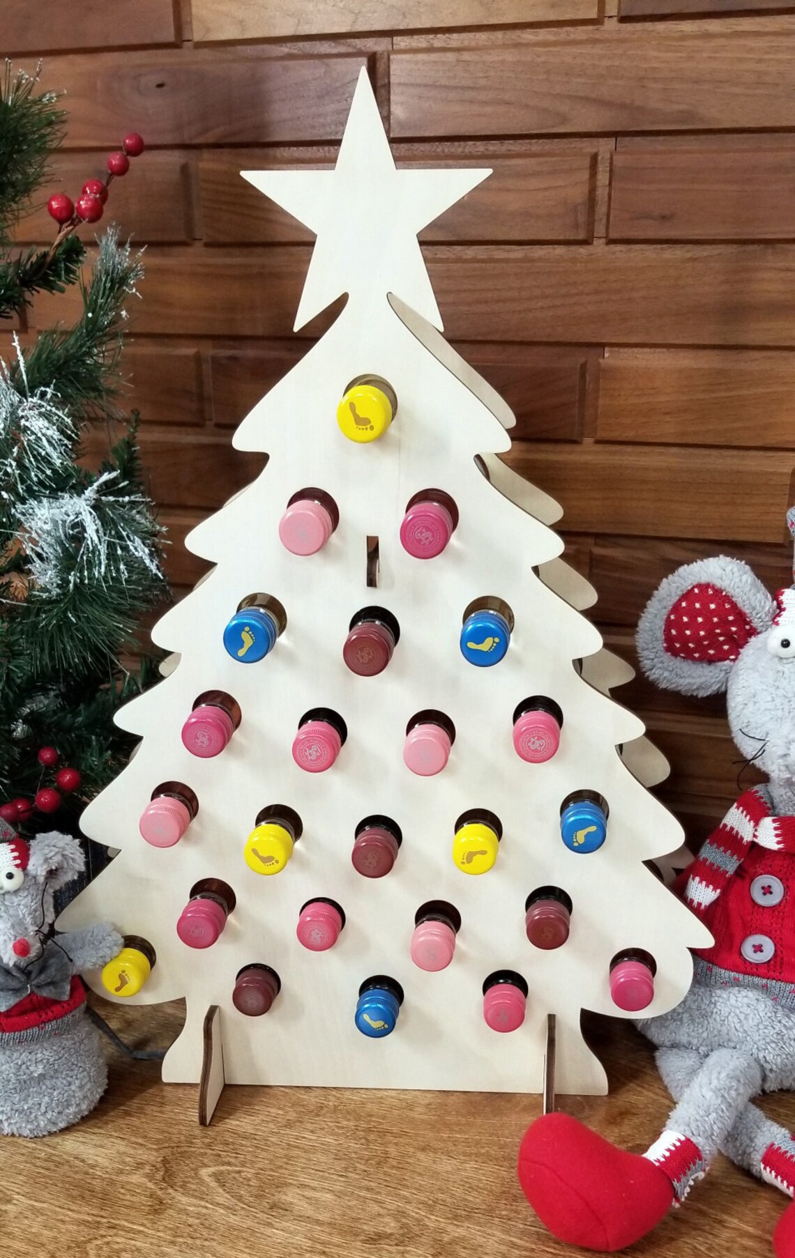 Tipsy Tree Mini Wine Bottle Advent Calendar - Etsy