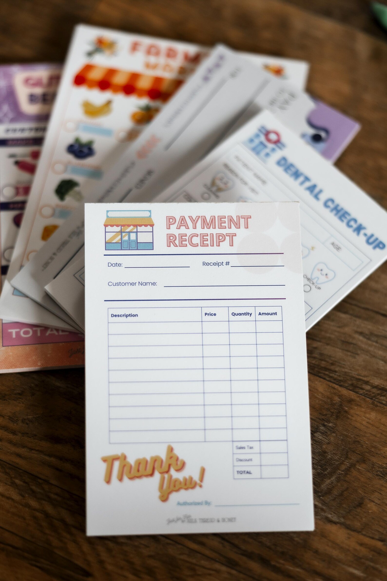 Pretend Play Store Receipt Notepad: Kids Cashier Role Play Set - Etsy