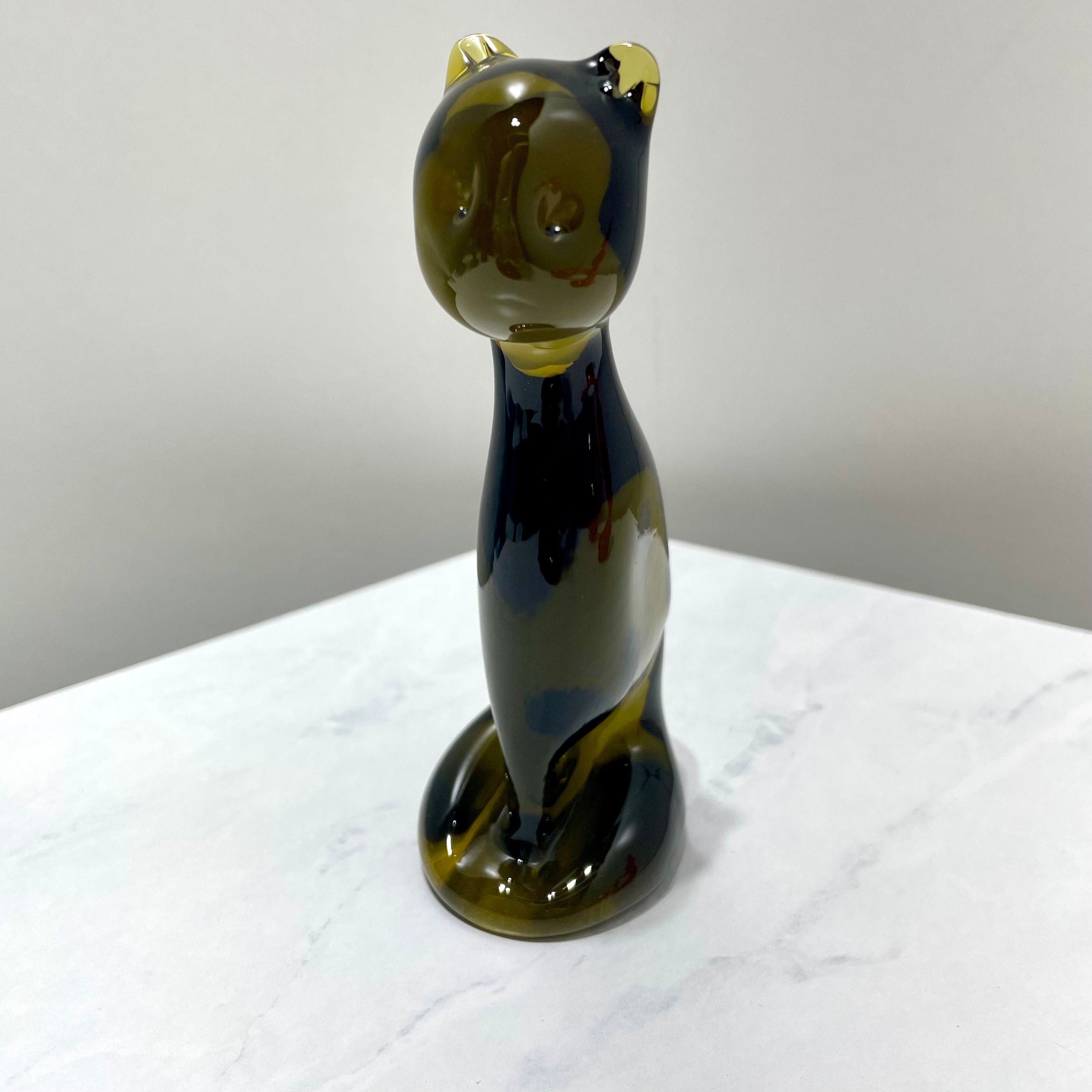 Vintage Viking Glass Animal Figurines: Mid-century Modern Decor - Etsy