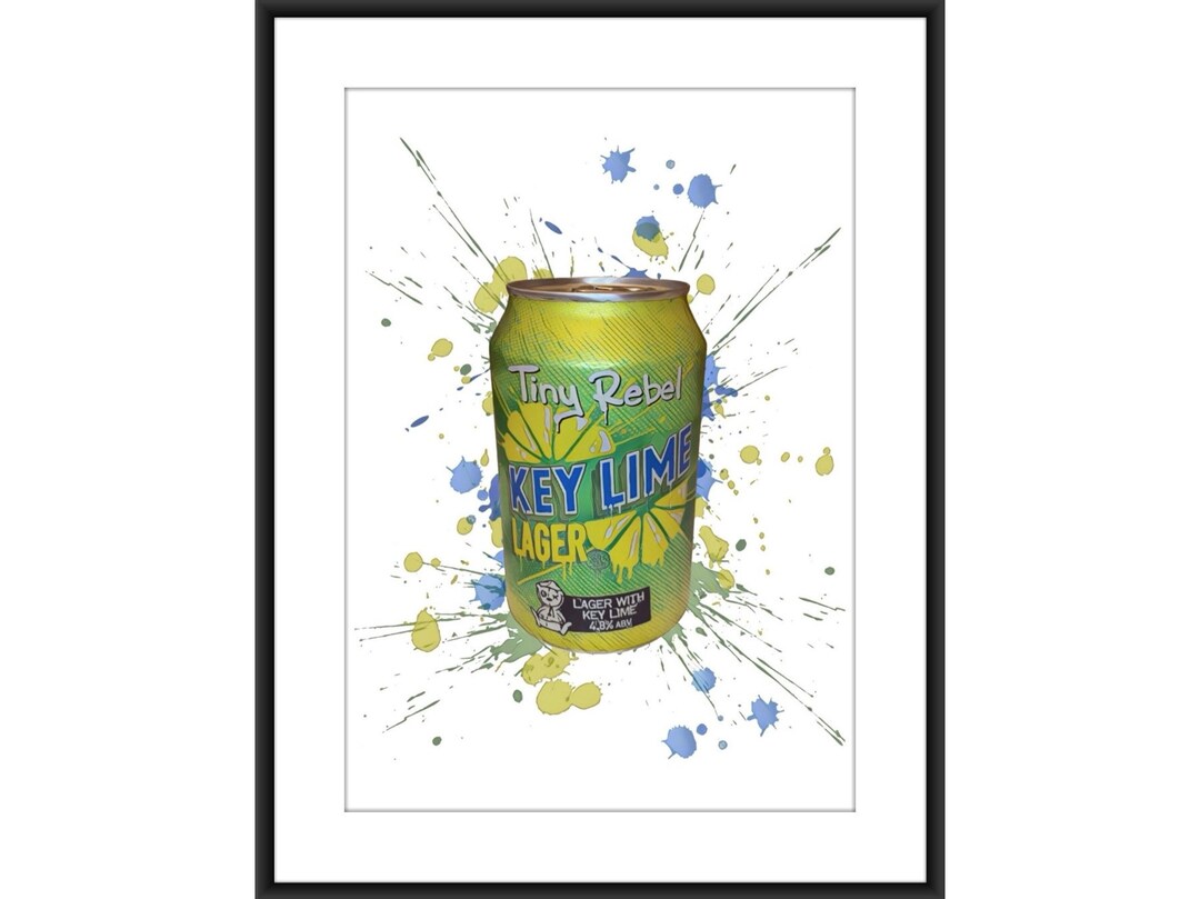 IPA Craft Beer Can Print Pale Ale. A4 Print Unframed. Unusual Art. Tiny ...
