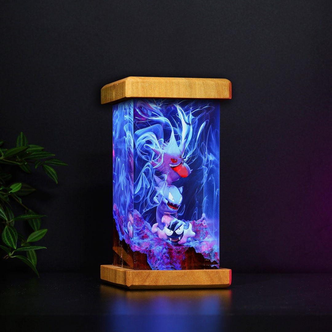 CHARIZARD POKEMON Epoxy Lamp Custom Pokemon Resin Lamp Resin Night ...