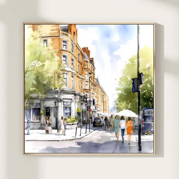 London Watercolor - Etsy