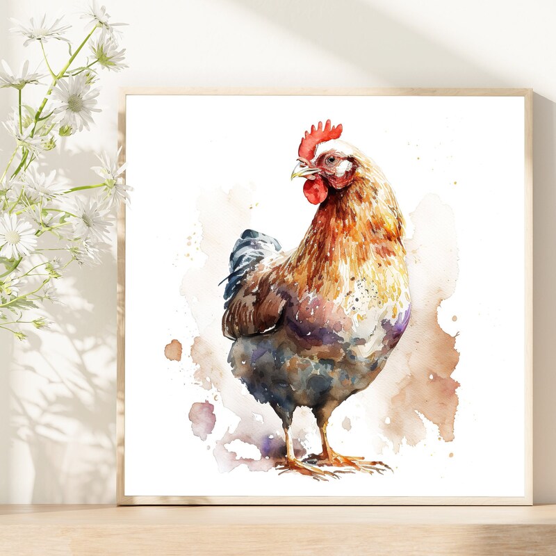 Chicken Art - Etsy