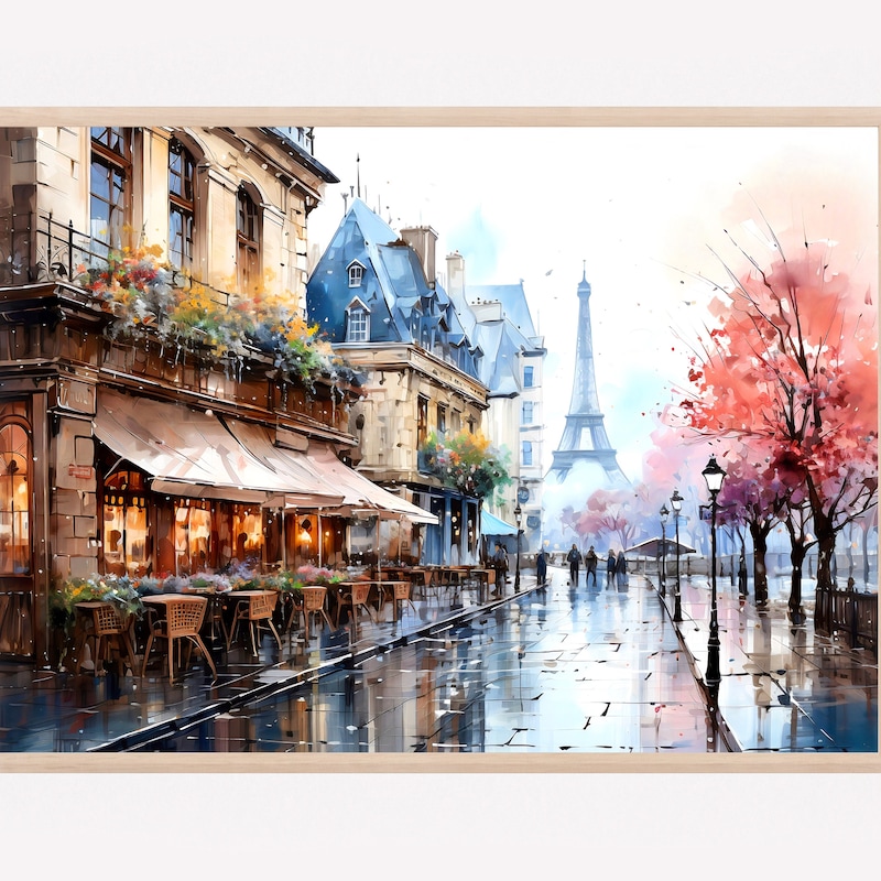 Paris Watercolor - Etsy UK