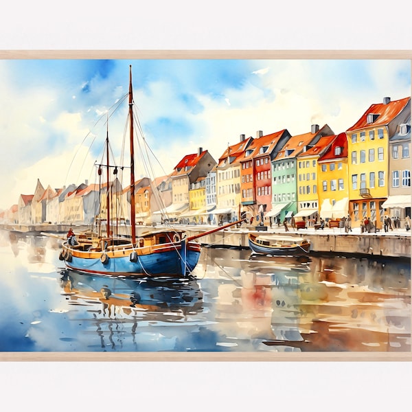 Copenhagen Painting - Etsy