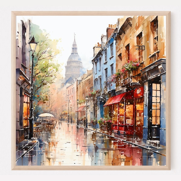 London Wall Art - Etsy