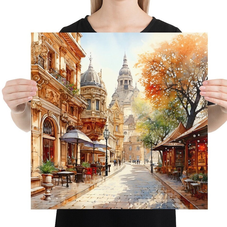 Budapest Art Print, Hungary Art Print, Budapest Travel Poster, Travel ...