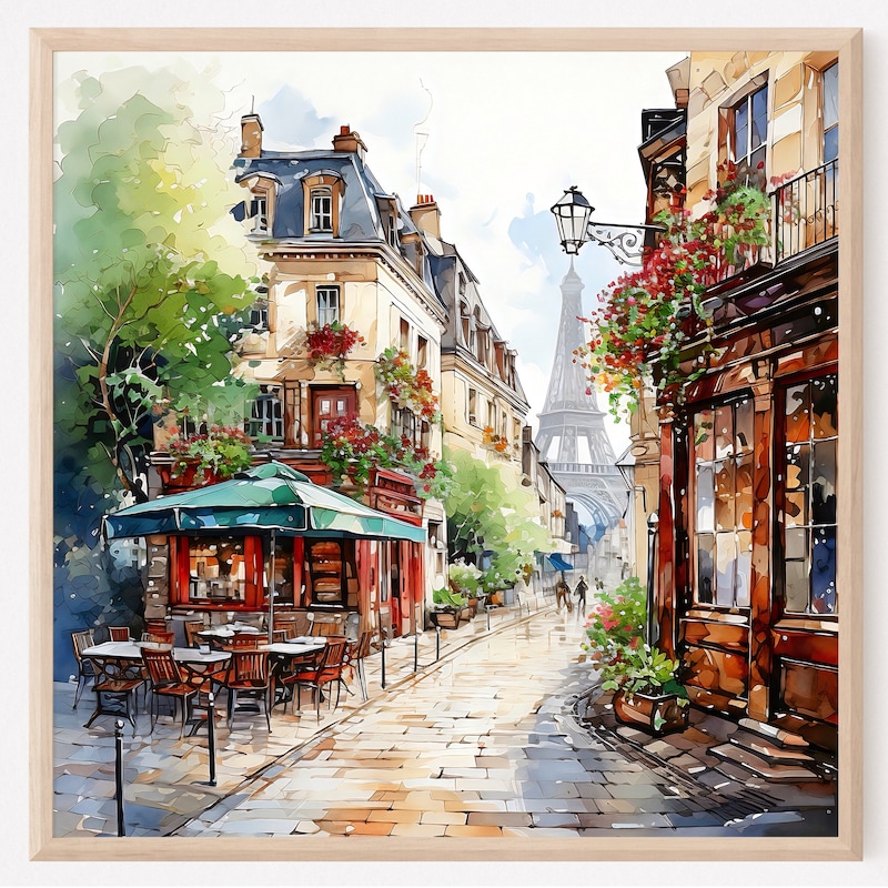 Paris Watercolor - Etsy