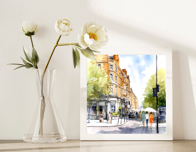 Watercolor London England Print London Watercolor Art - Etsy