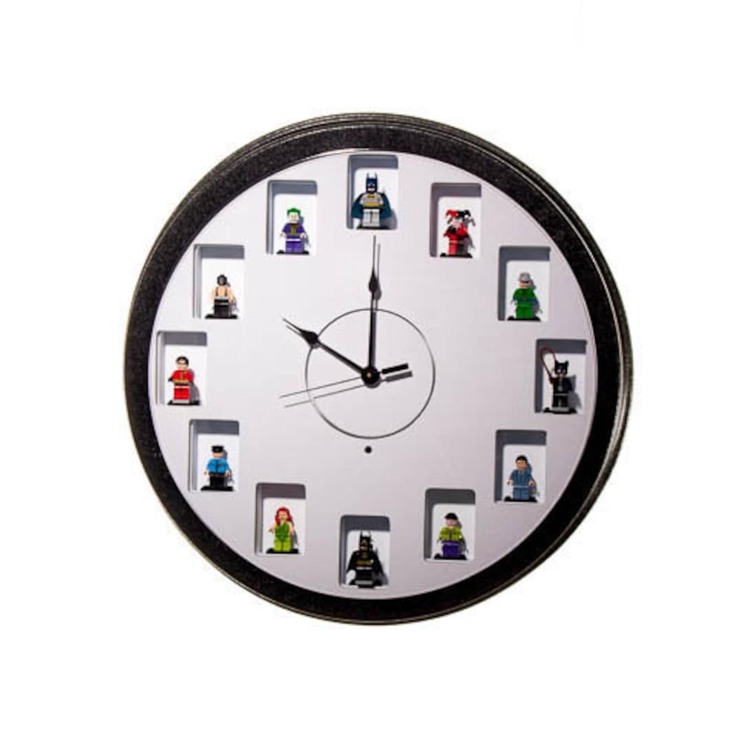 L.E.D. Clock-display Case-figurines, Miniature Figure Display (display ...
