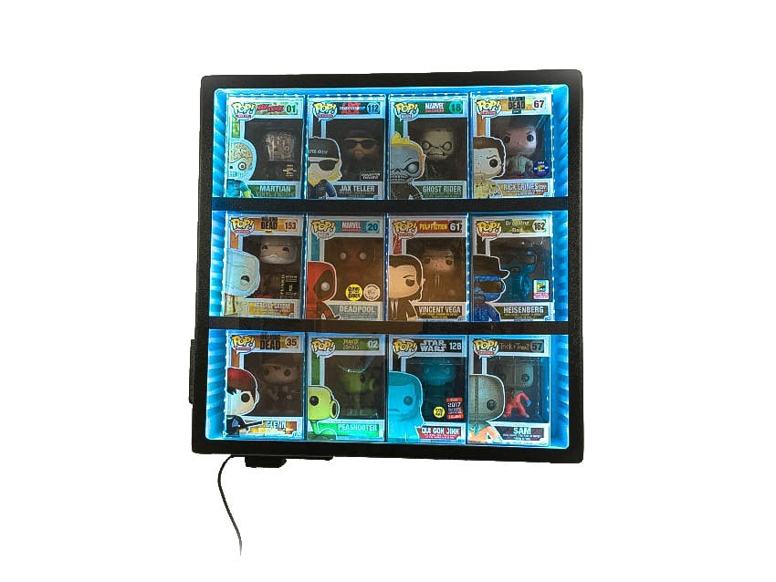 Pop Vinyl/action Figure/die Cast Car, Collectible Display Case With ...