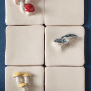 Mushroom Tiles - Mini Tile Set - Choice of Colors and Quantities ...