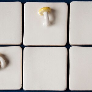 Mushroom Tiles Mini Tile Set Choice of Colors Available - Etsy