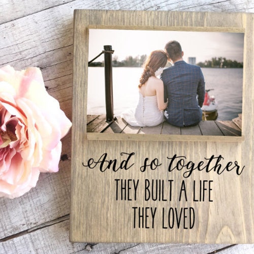 Better Together Picture Frame 4 X 6 Wood Photo Frame - Etsy