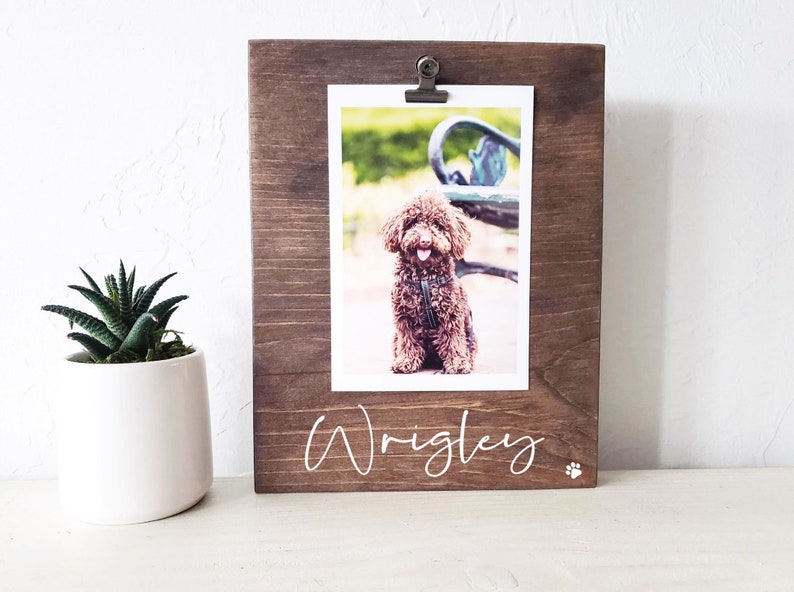 Personalized Pet Picture Frame Dog Picture Frame Cat Photo - Etsy
