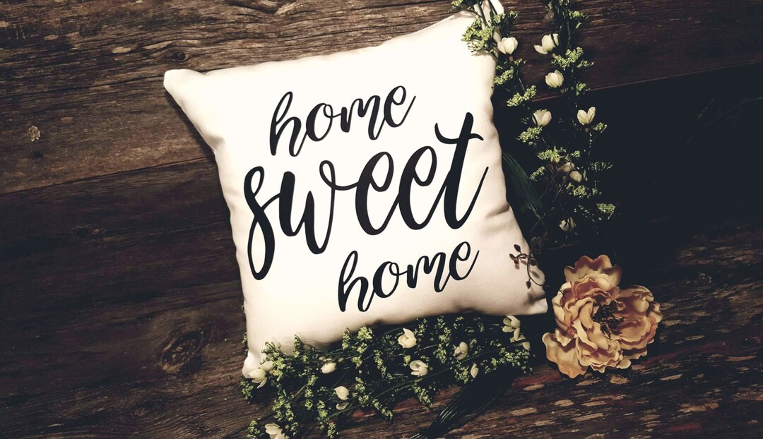 Home Sweet Home Pillow - Cabin Pillow - Lake Pillow - Front Porch ...