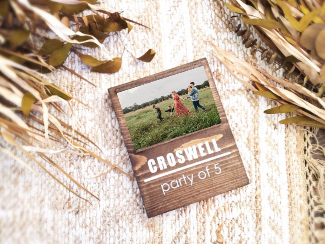 Personalized Picture Frame Party of 5 Frame Customized Gift 4x6 Picture ...