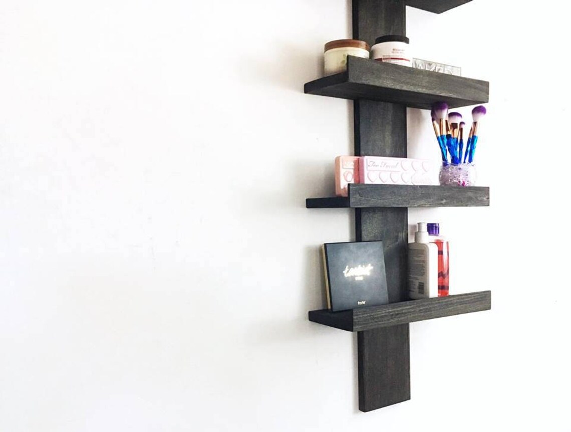 Makeup Organizer Shelf Wall Mounted Makeup Storage Modern - Etsy