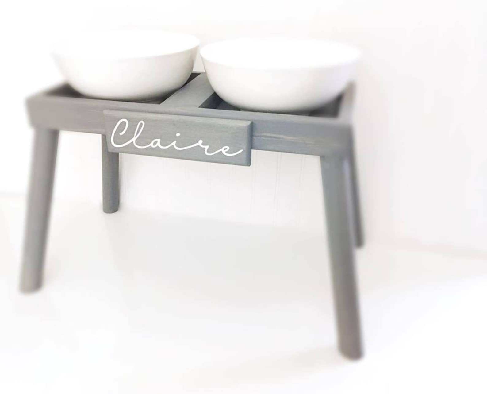 Modern Raised Dog Feeding Station Large Breed Dog Food Stand ...