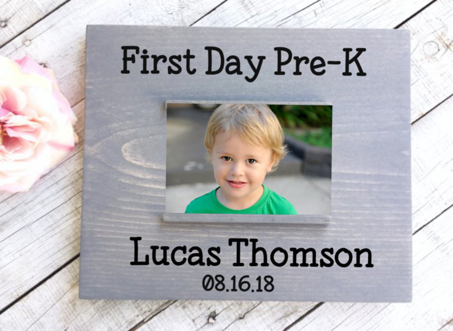 First Day of School Picture Frame First Day of Pre K Photo | Etsy