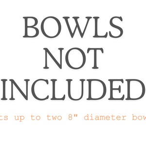 Modern Dog Bowl Stand | Wood Dog Feeder | Raised Dog Food Platform ...